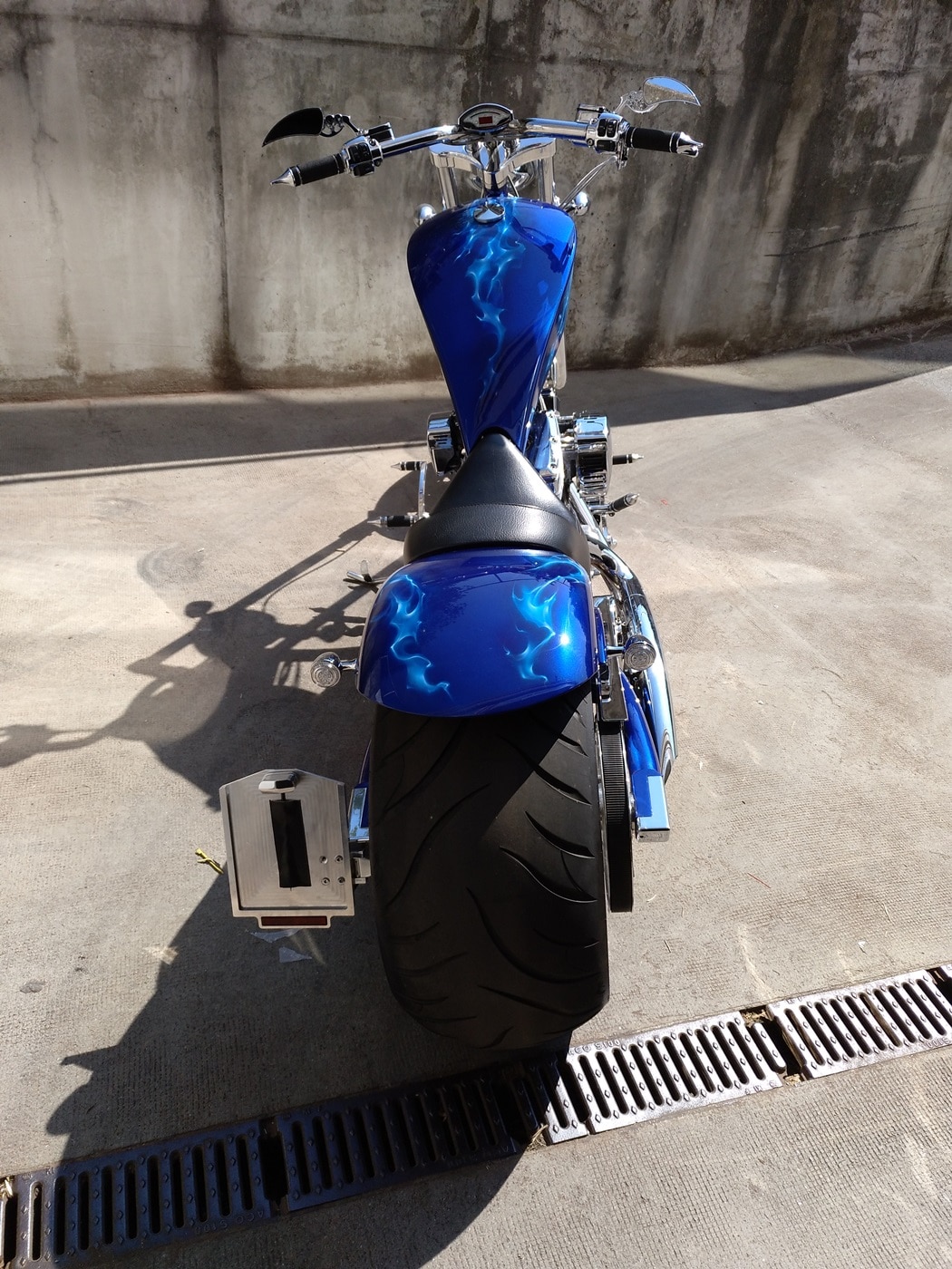 American Ironhorse Texas Chopper Candyblue - ABC Hamburg Chopper