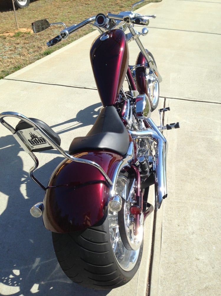 Big Dog Motorcycles K9 Darkcherry red Custom Chopper - ABC Hamburg